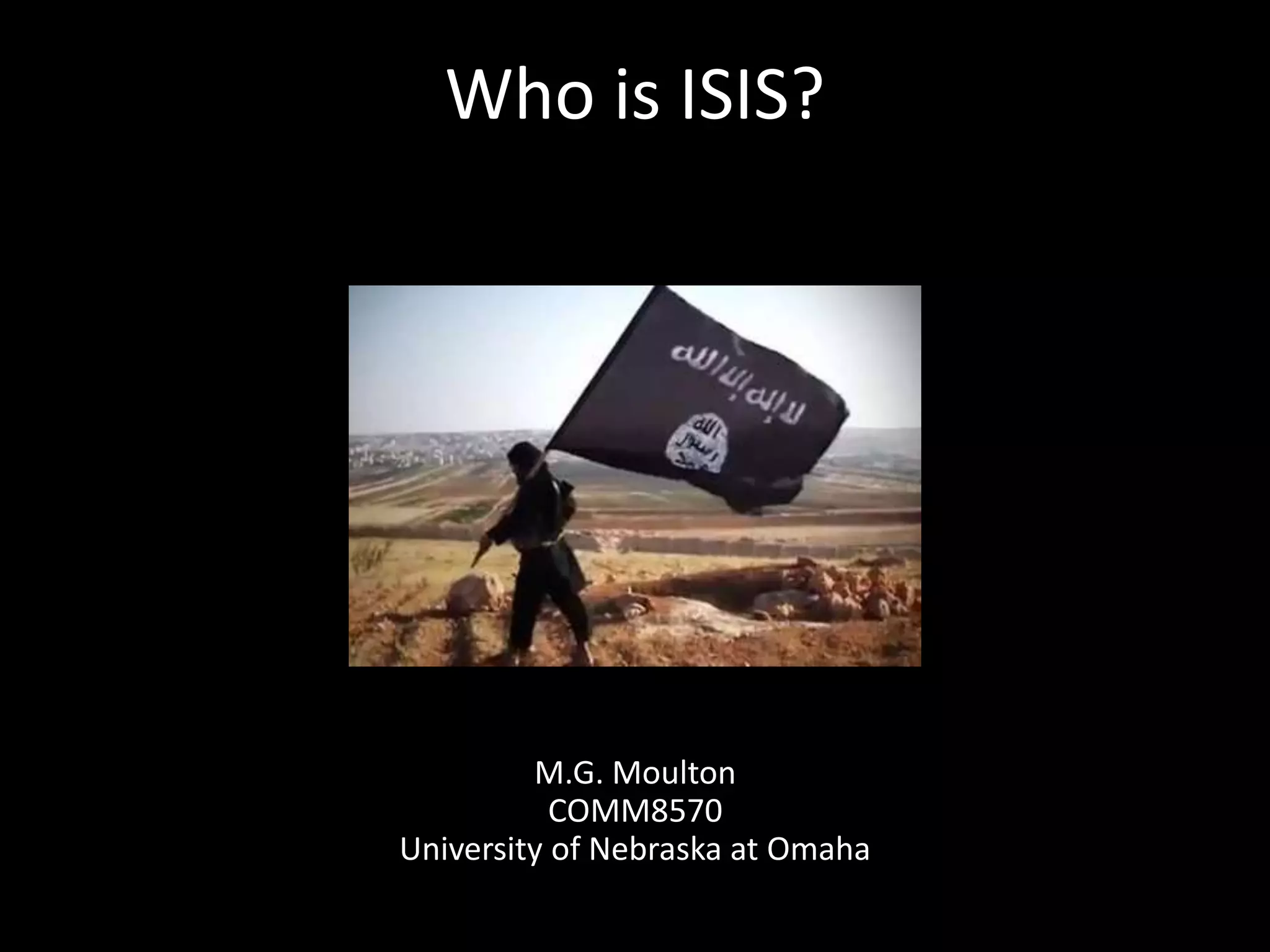 Who is ISIS? | PPTX | Islam | Religion & Spirituality