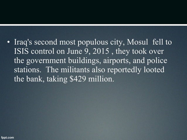 ISIS / ISIL/ IS/ ISIL/ DAESH | PPT