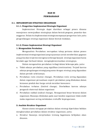 Strategi Organisasi | DOCX