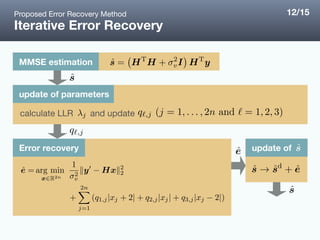 Error Recovery with Relaxed MAP Estimation for Massive MIMO Signal Detection | PDF