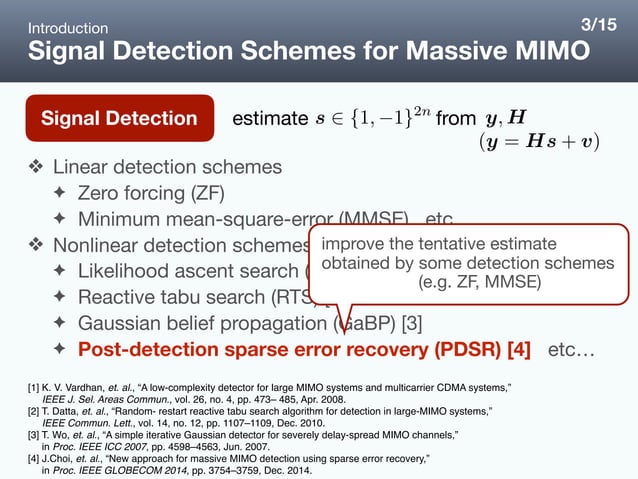 Error Recovery With Relaxed Map Estimation For Massive Mimo Signal Detection Ppt