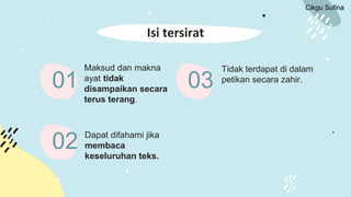 Isi tersurat dan isi tersirat | PPTX