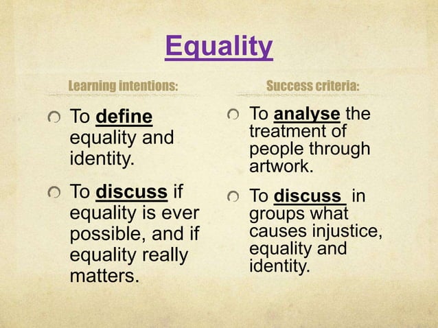 Is It Fair- L1- Equality | PPT