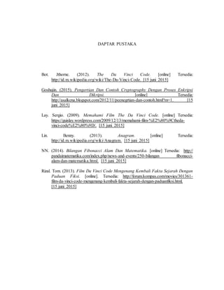 The Davinci Code | DOCX