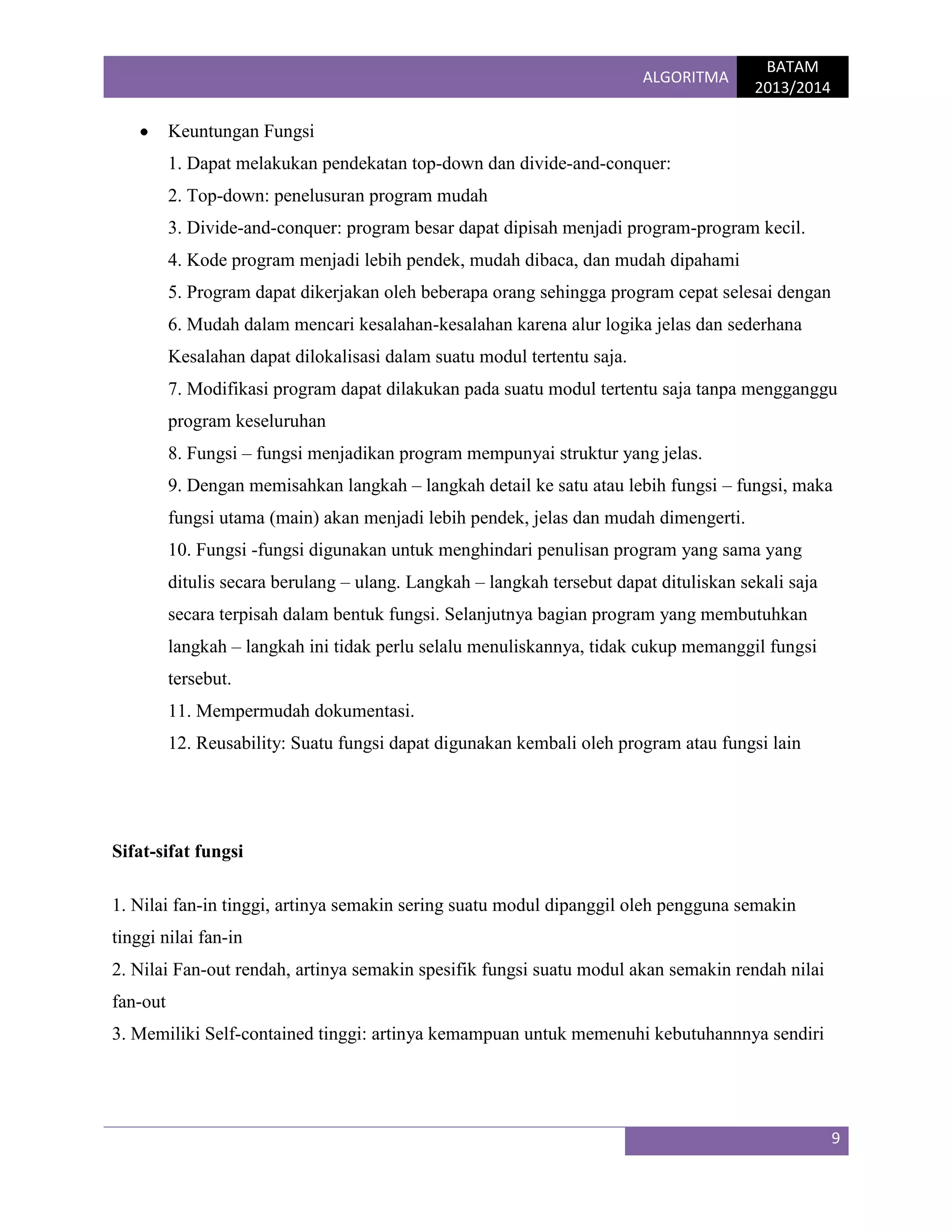 TUGAS MANDIRI algoritma | PDF