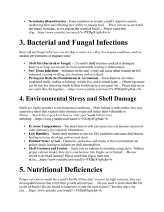 IS IT POSSIBLE FOR SNAILS TO GET SICK..docx