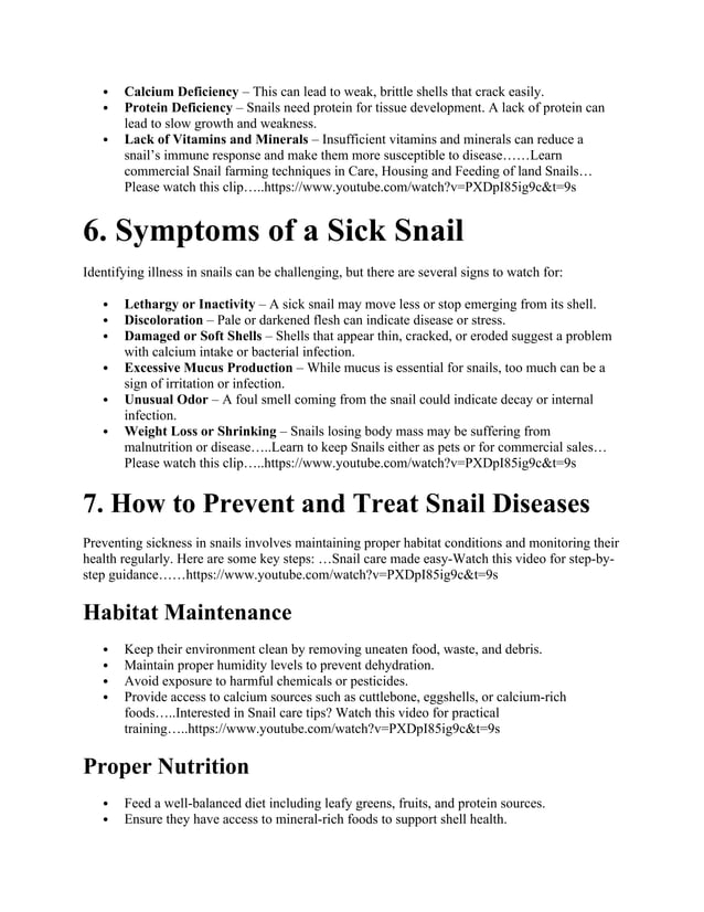 IS IT POSSIBLE FOR SNAILS TO GET SICK..docx
