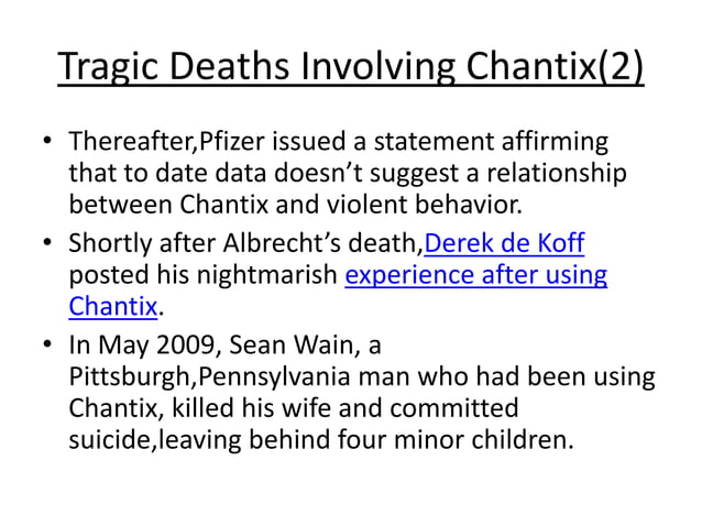 Is it safe to stop smoking with chantix | PPT