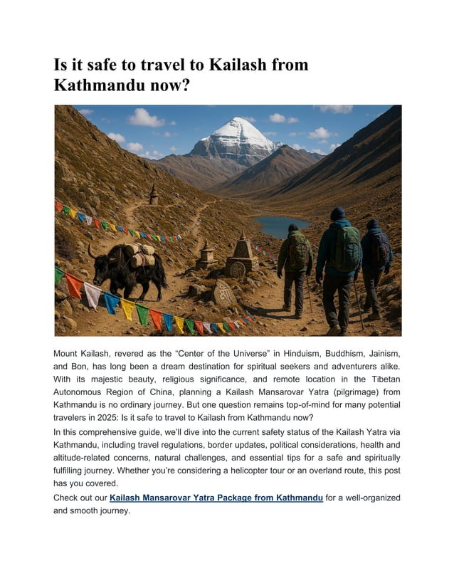 Is it safe to travel to Kailash from Kathmandu now.pdf
