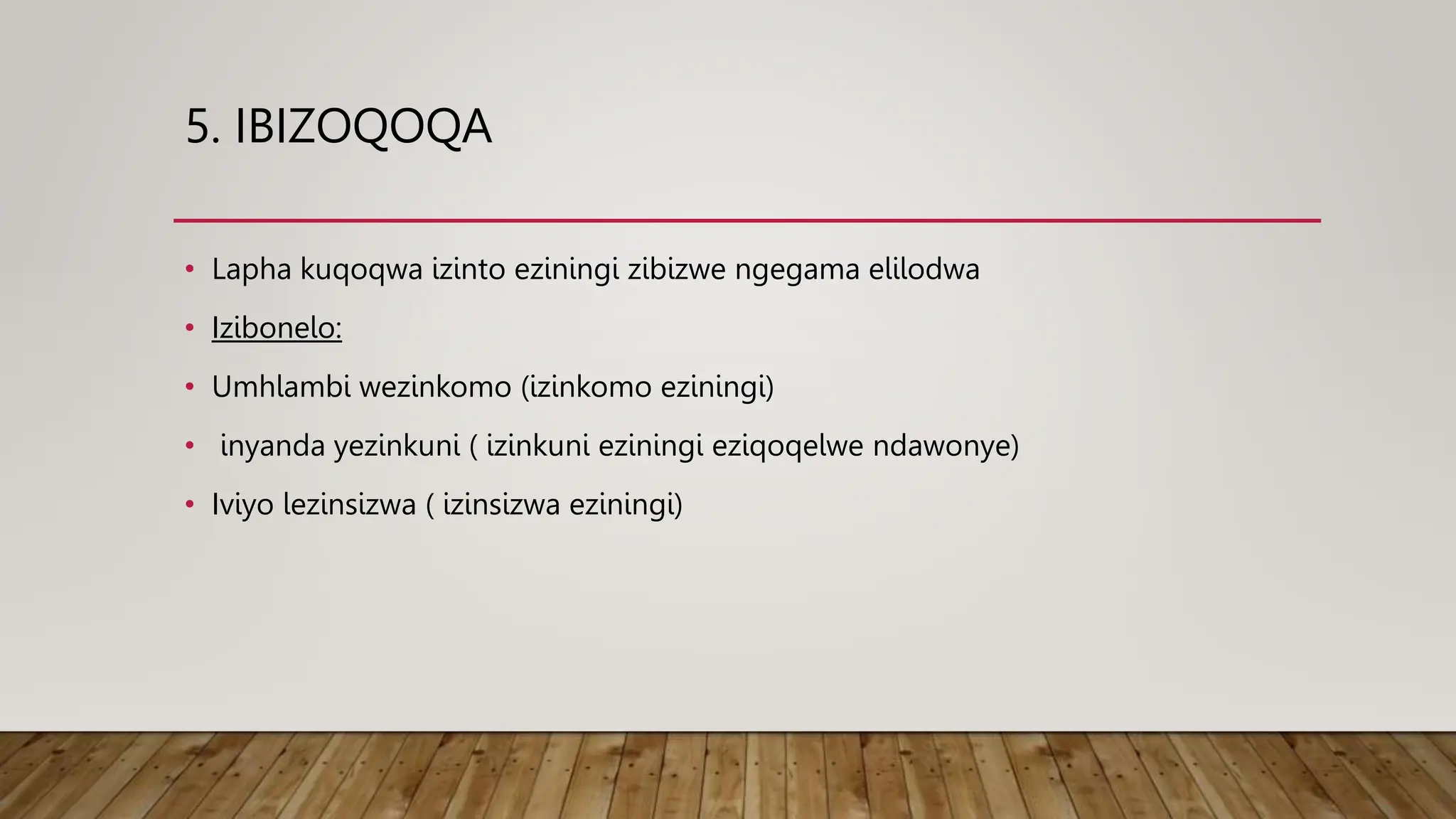 Isizulu izinhlobo zamabizo.pptx