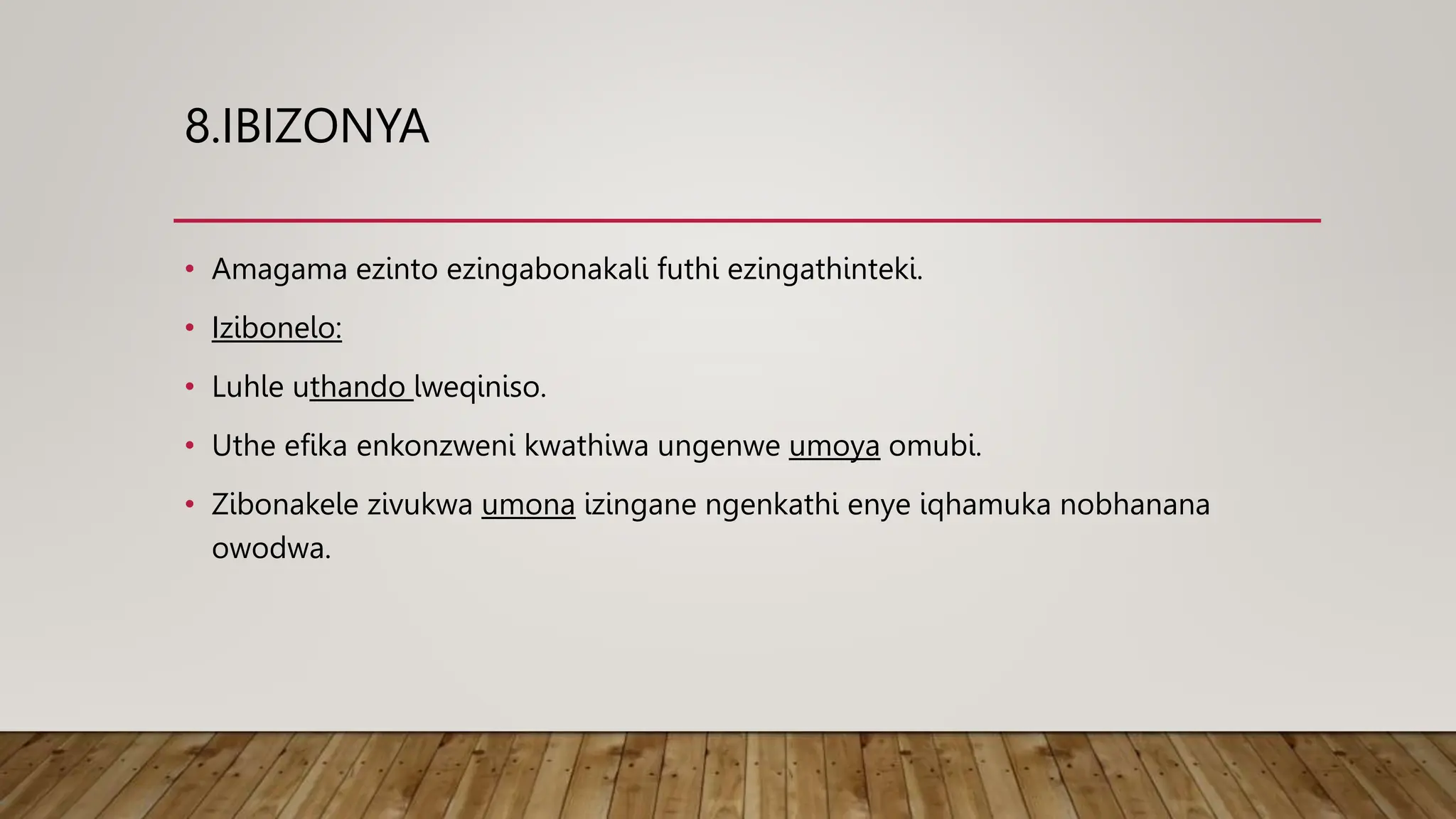 Isizulu izinhlobo zamabizo.pptx