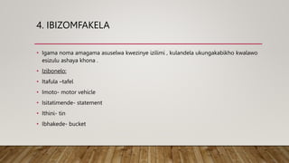 Isizulu izinhlobo zamabizo.pptx