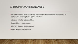 Isizulu izinhlobo zamabizo.pptx