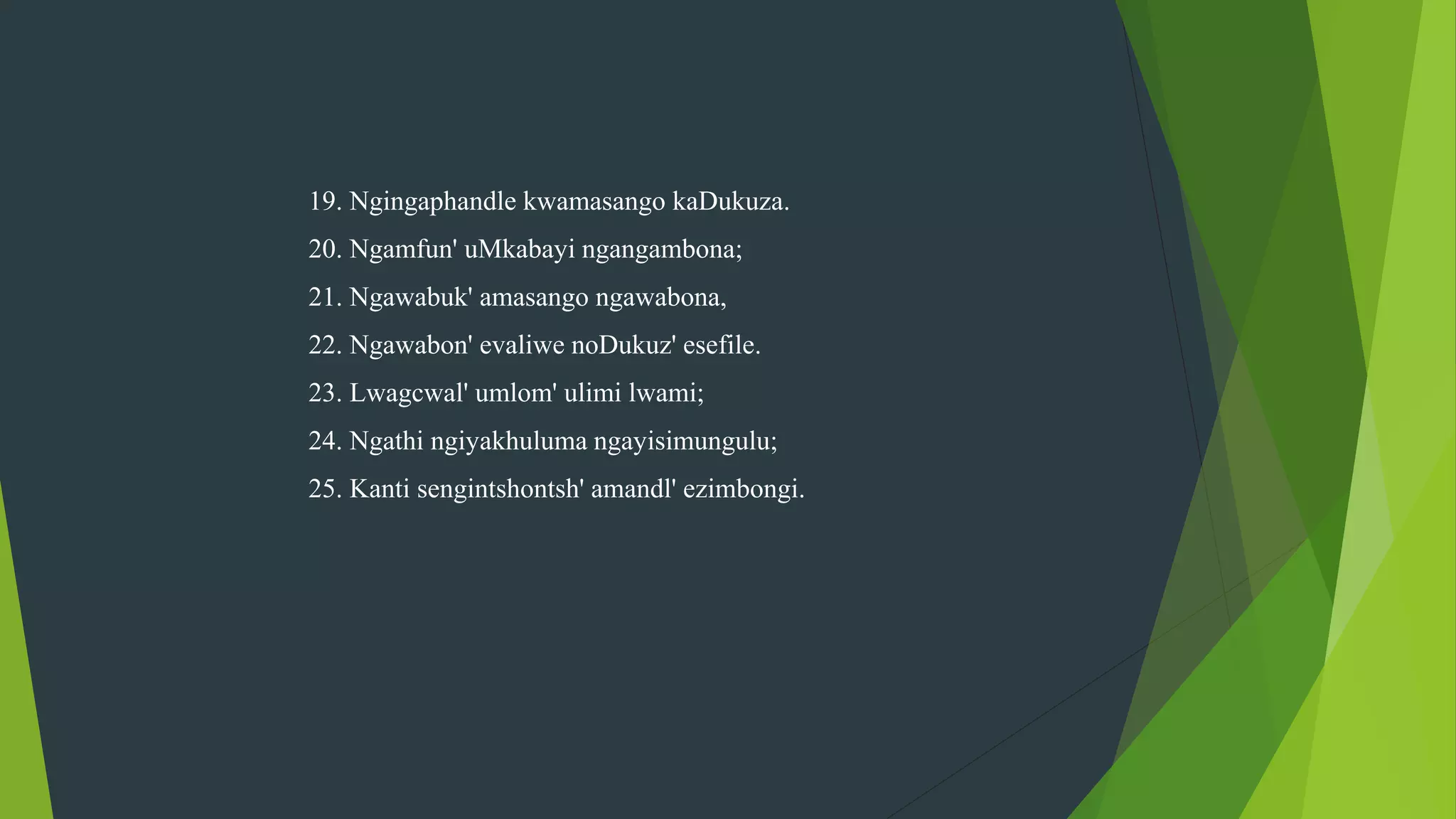 Imifanekisomqondo | PPTX