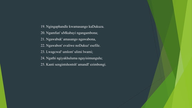 Imifanekisomqondo | PPTX