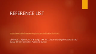 Isizulu ulimi lwasekhaya | PPT