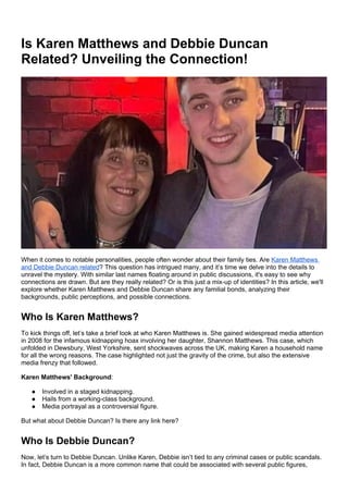 Is Karen Matthews and Debbie Duncan Related (2).docx