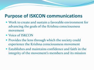ISKCON COMMUNICATIONS (INDIA) - ILS REPORT 2016 | PPT