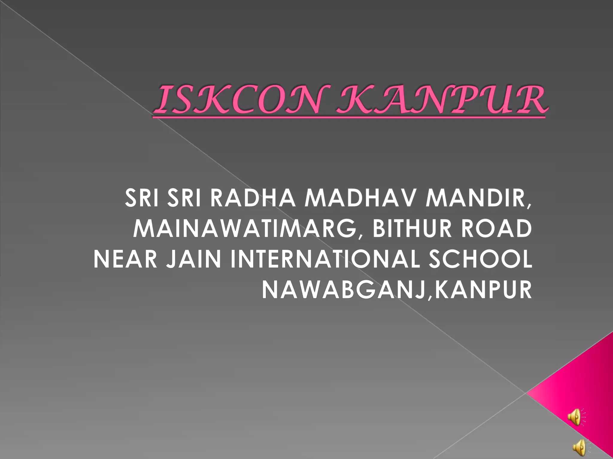 Iskcon kanpur | PPTX