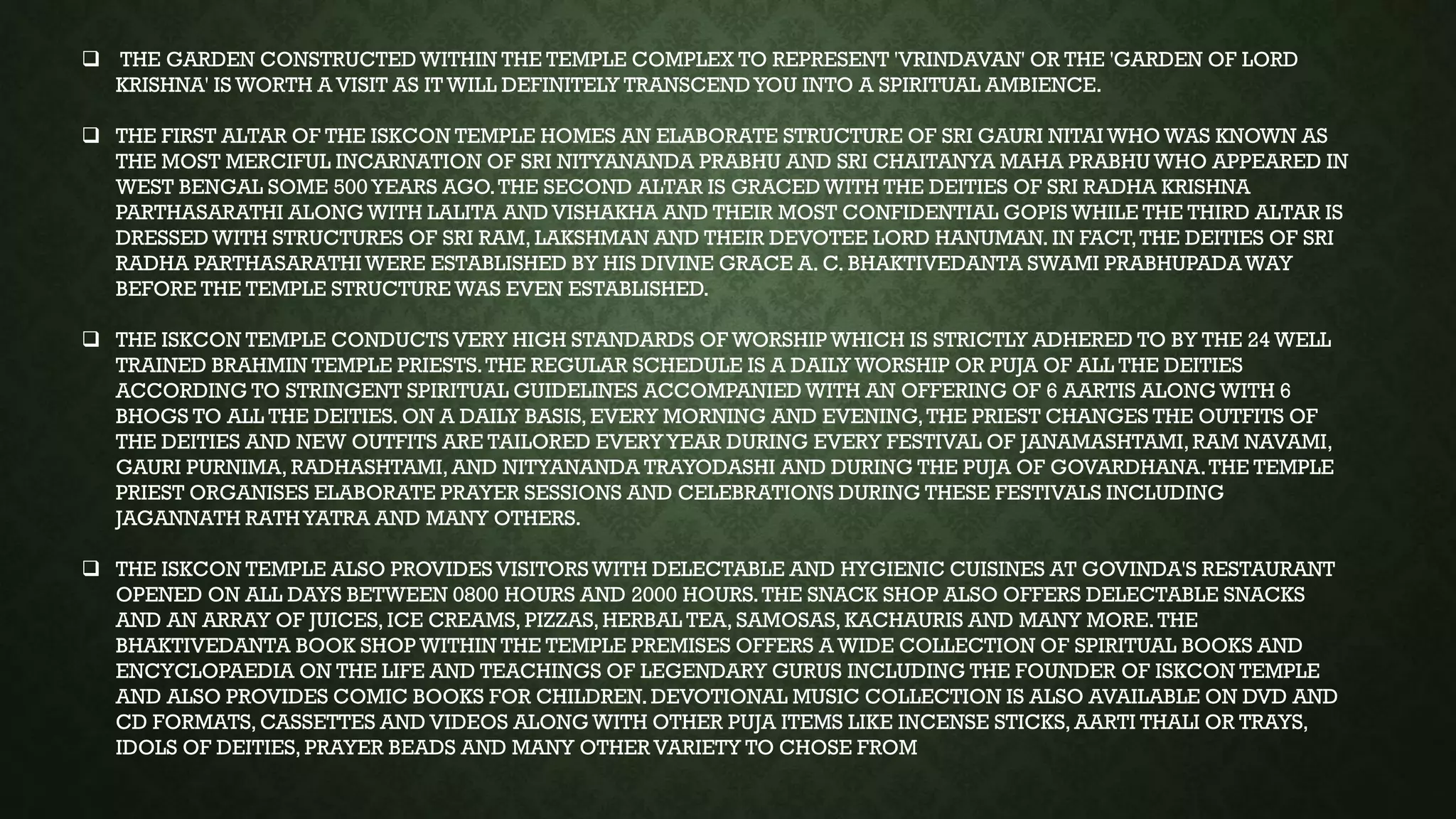 Iskcon temple delhi | PDF