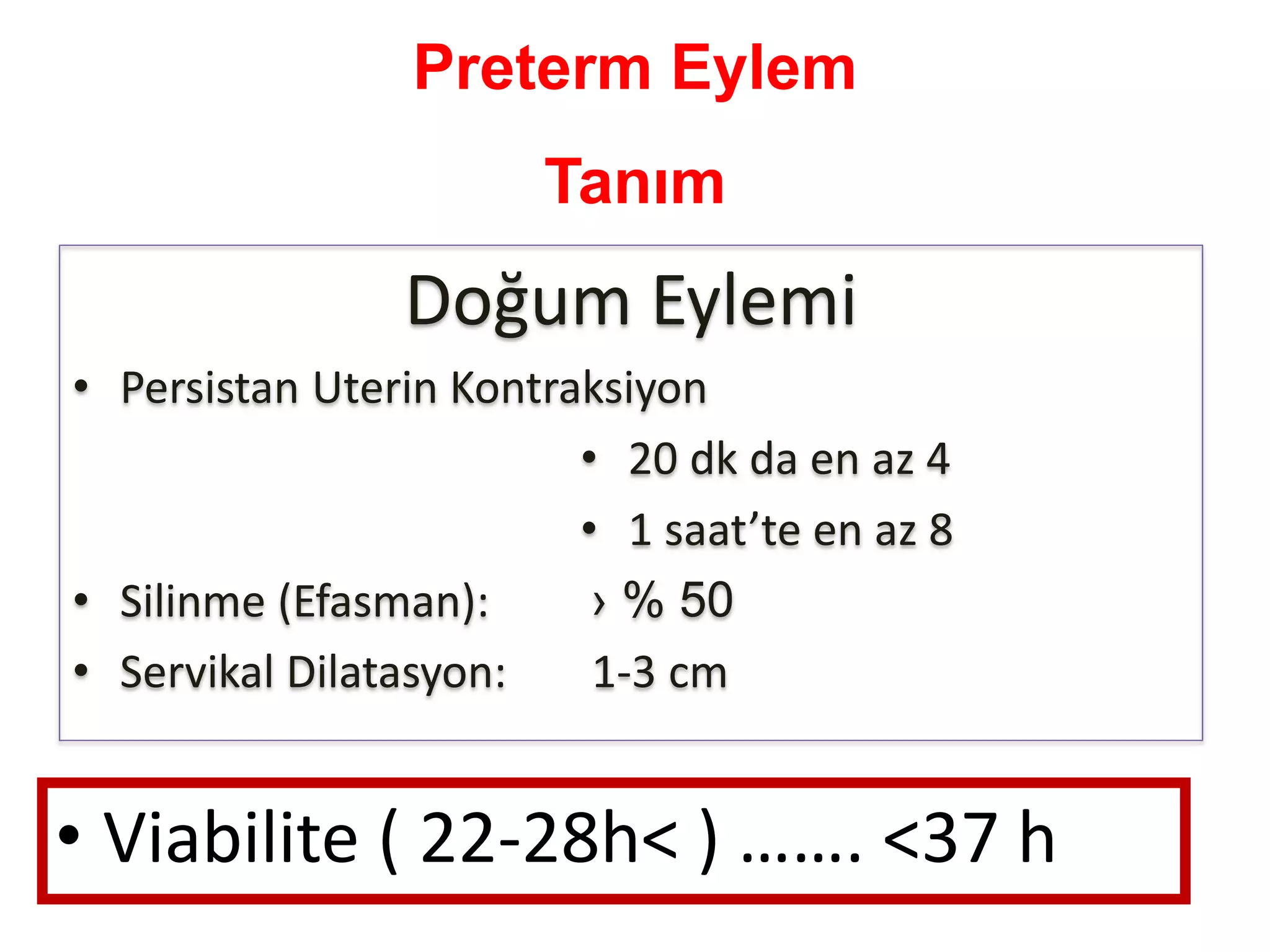PRETERM EYLEM-DOĞUM | PDF