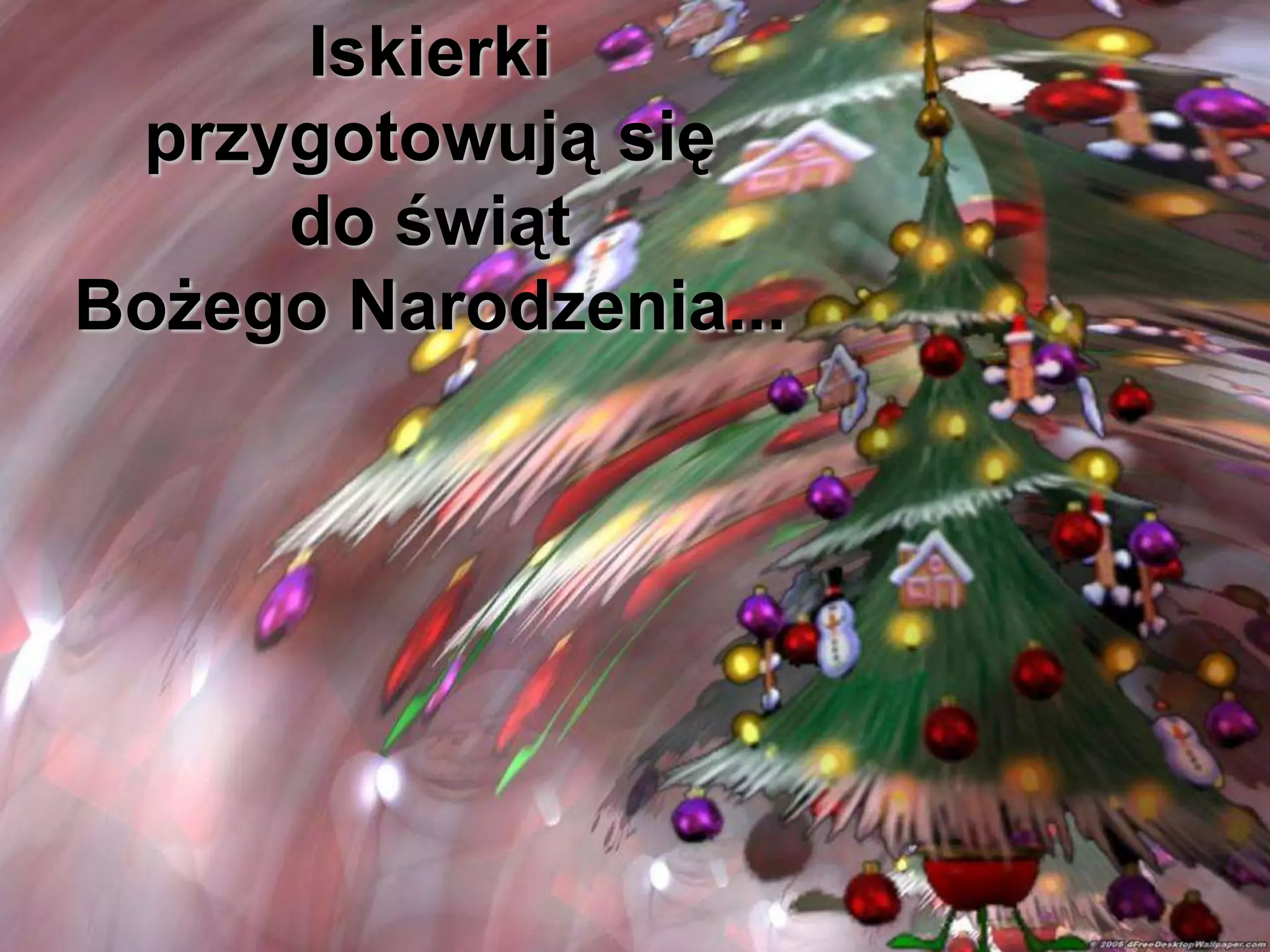 Iskierki w oczekiwaniu na Święta Bożego Narodzenia | PPT