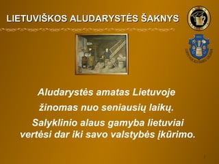 Is Ko Gaminamas Lietuviskas Alus | PPT