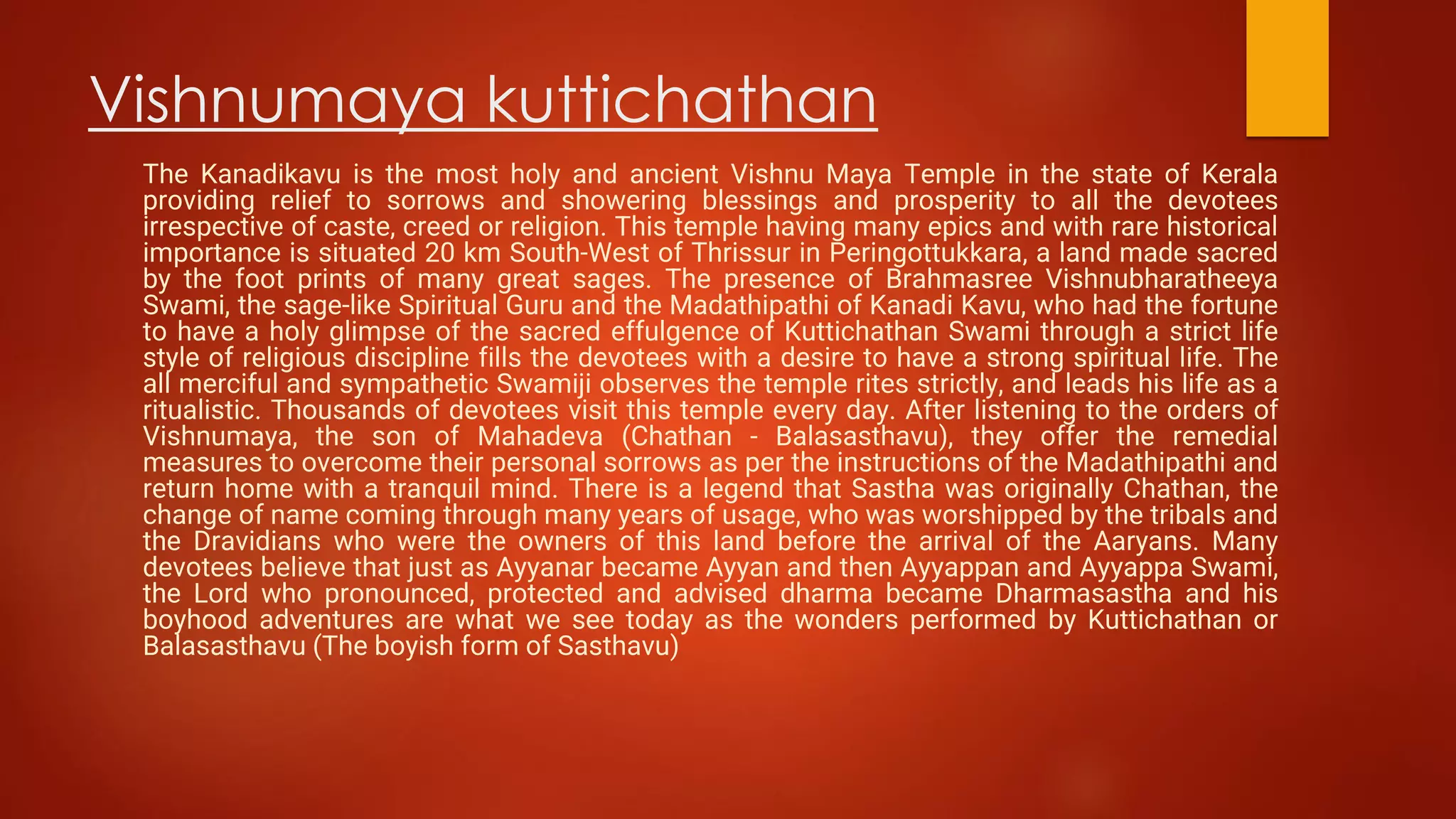 Is kuttichathan real | PPT