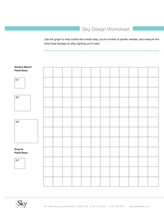 iSky Panels from Fiberoptic Studio | PDF