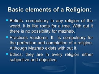 Islamic Studies - Lecture#1 (Religion) | PPT