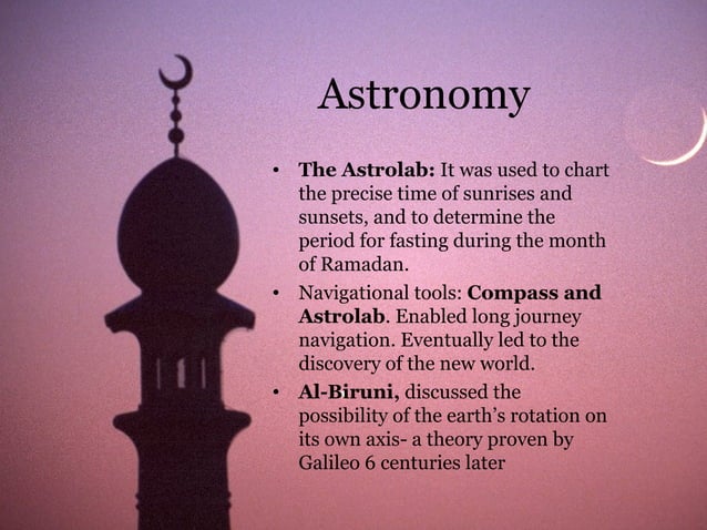 Islamic Contribution to Science and Medicine | PPT | Islam | Religion ...