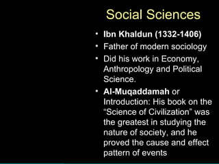 Islamic Contribution to Science and Medicine | PPT