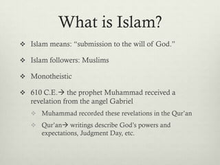 Foundations of Islam | PPTX