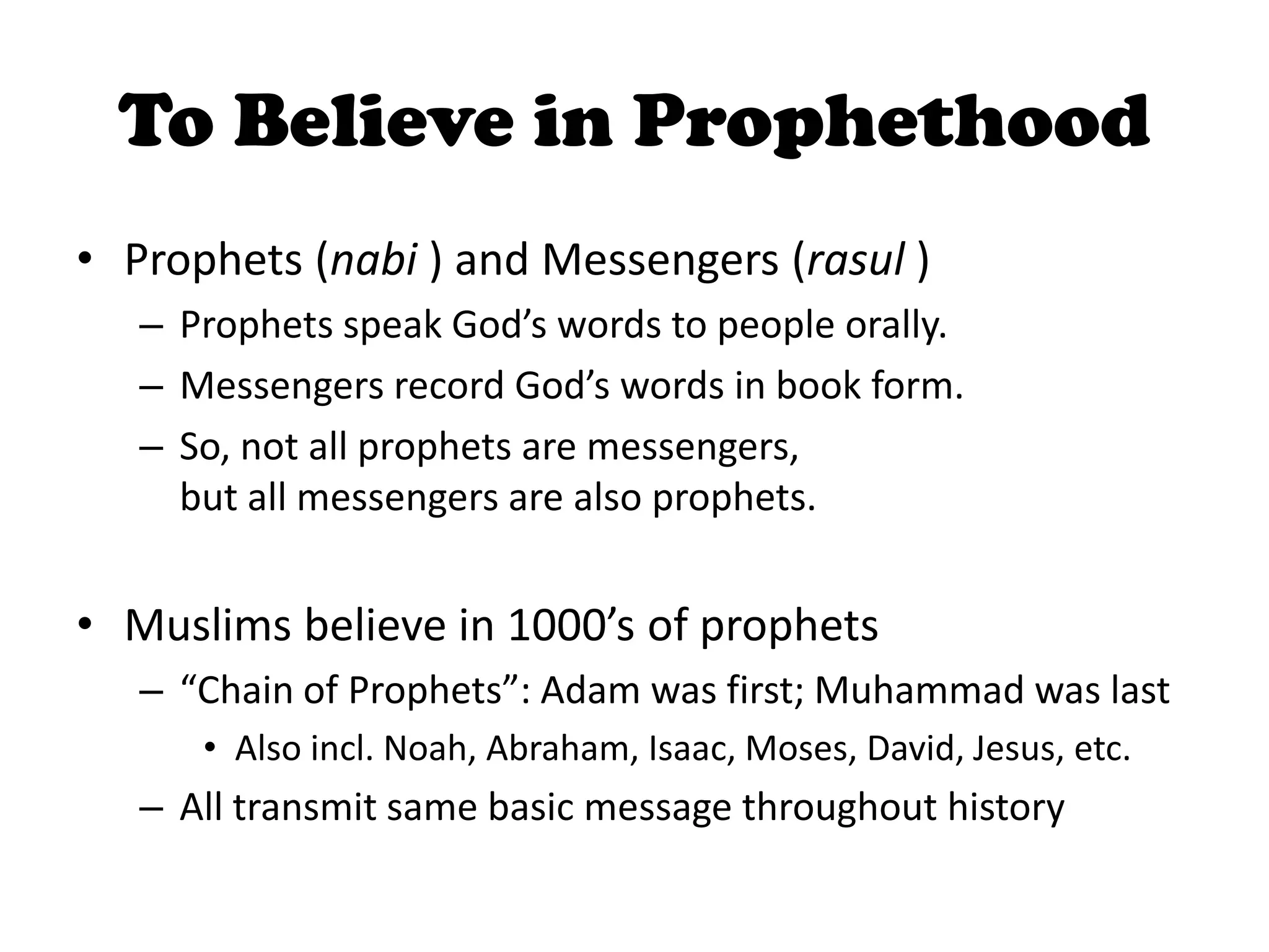 The Religion of Islam | PPTX