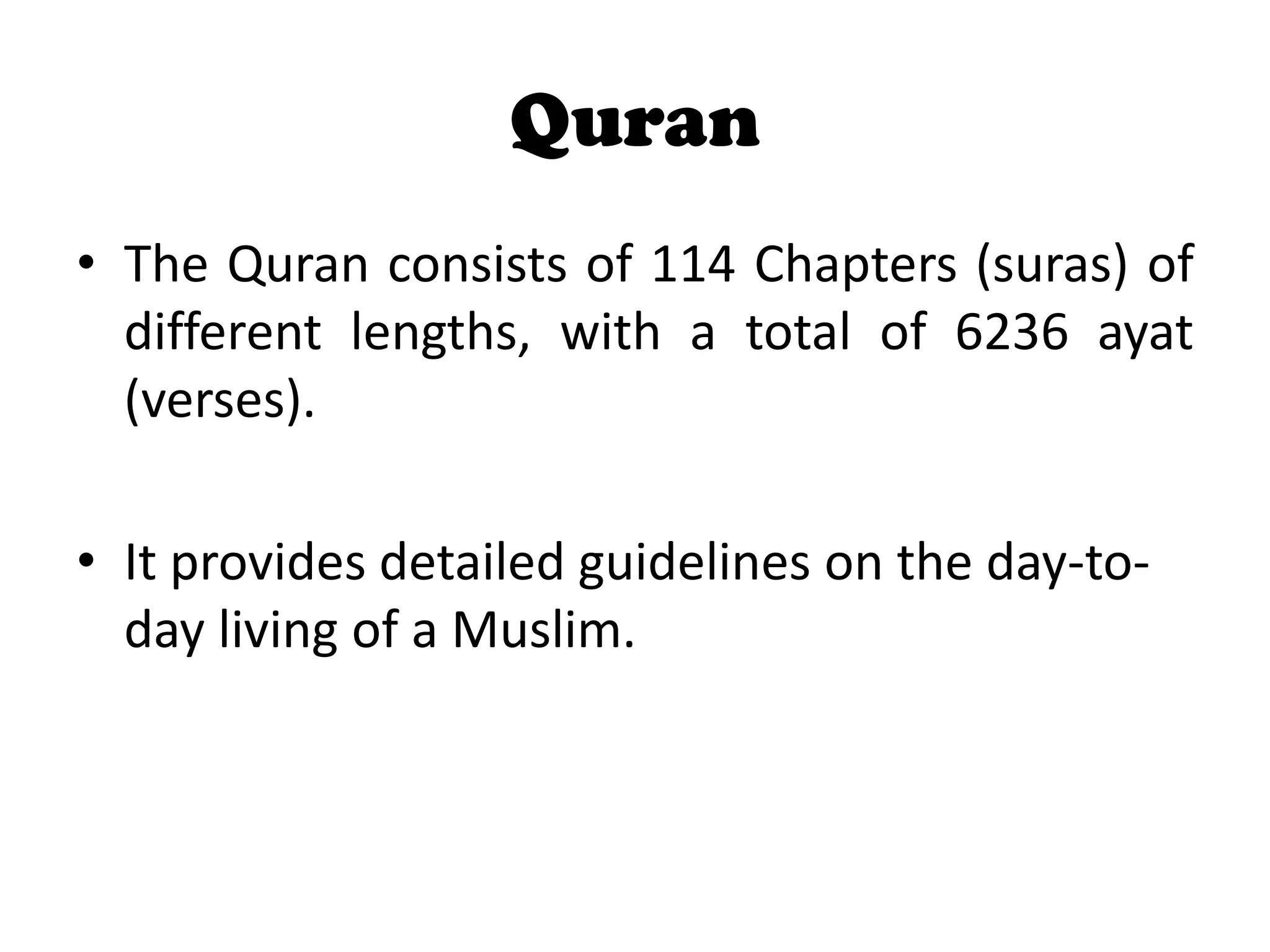 The Religion of Islam | PPTX