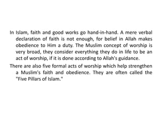 The Religion of Islam | PPTX