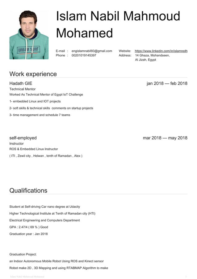 Islam CV | PDF