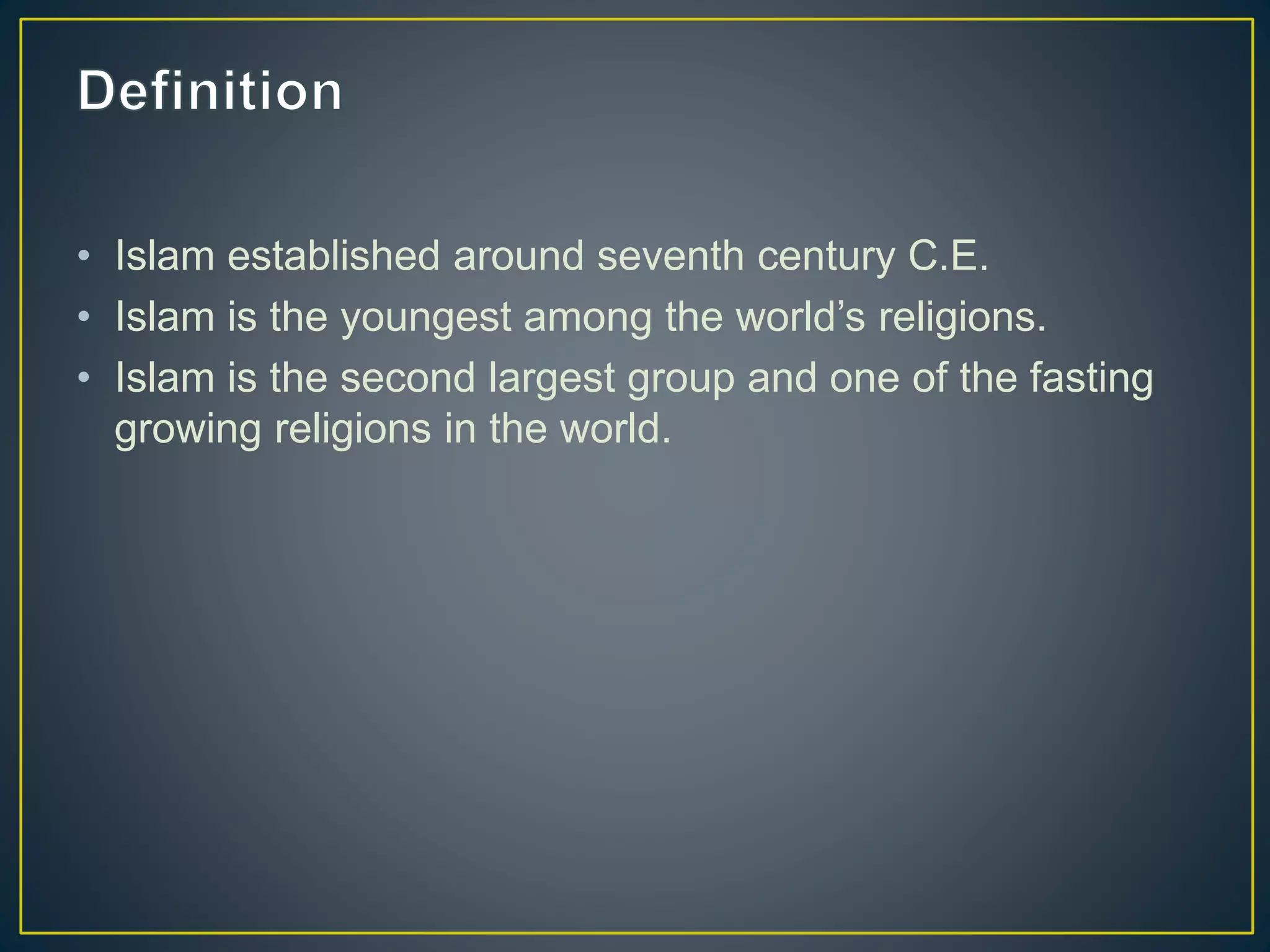 Islam | PPTX | Islam | Religion & Spirituality