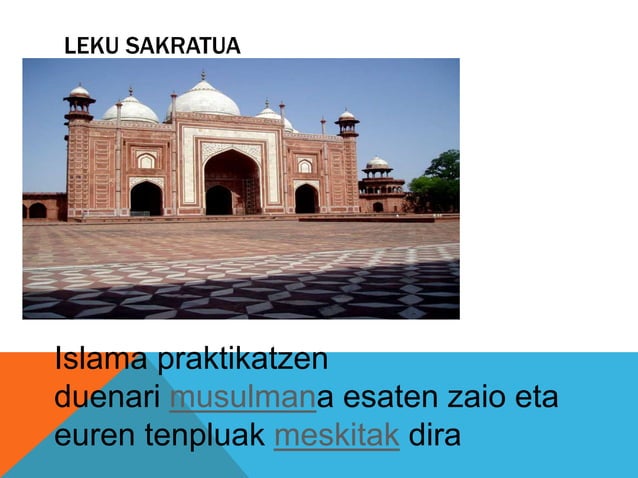 Islameko azalpena(6.maila) | PPTX