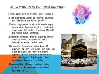 Islameko azalpena(6.maila) | PPTX