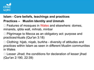 Islam its teaching and Muslim believes.ppt