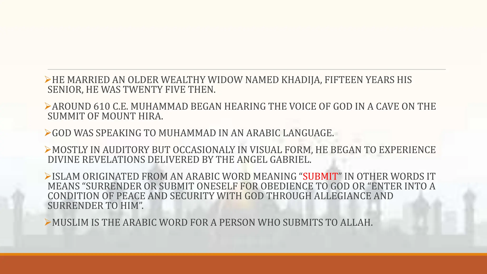 ISLAM( introduction to worlds religion).pptx