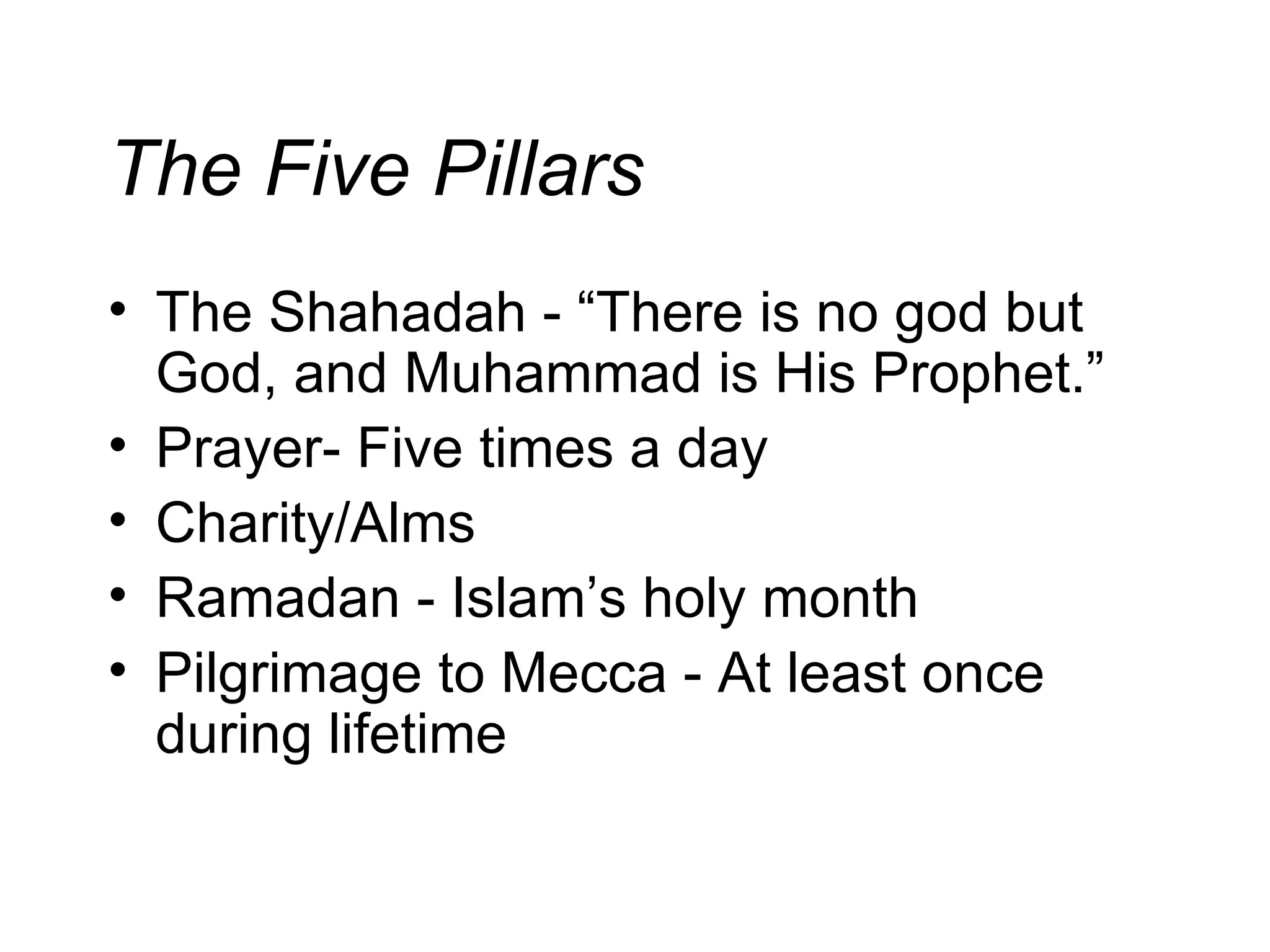 Islam: An Overview | PPT