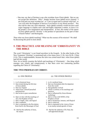 Islam and Christianity as Seen in the Bible | PDF | Islam | Religion ...