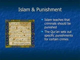 Islam And Punishment | PPT