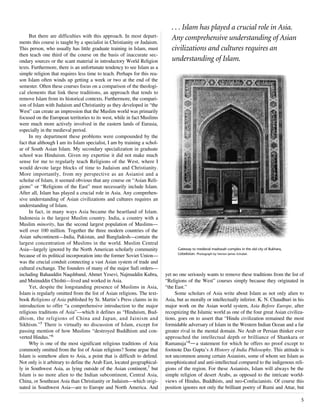Teaching Islam as an Asian Religion | PDF