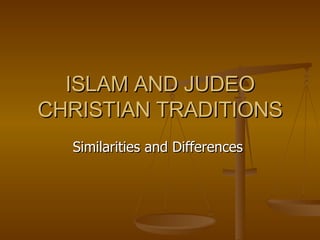 Islam, Judaism and Christianity | PPT
