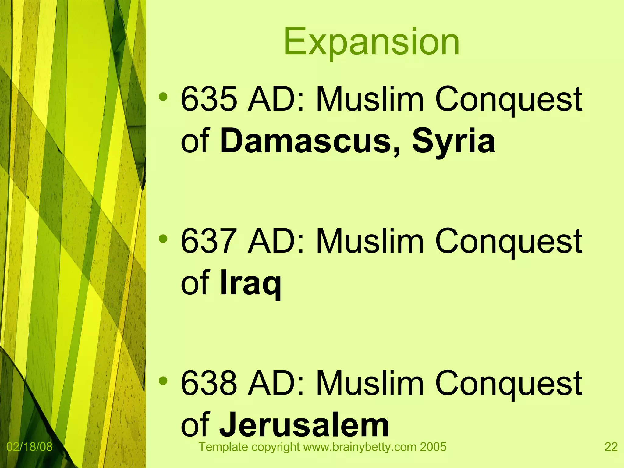 Islam: Origins and Expansion | PPT