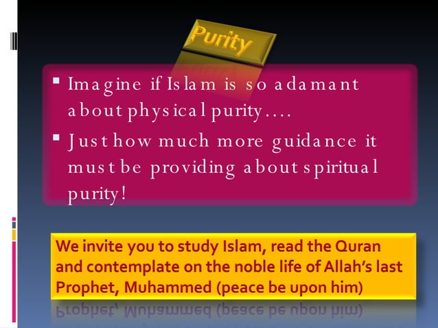 Islam - Physical Purification,Part 2 of 2 | PPT