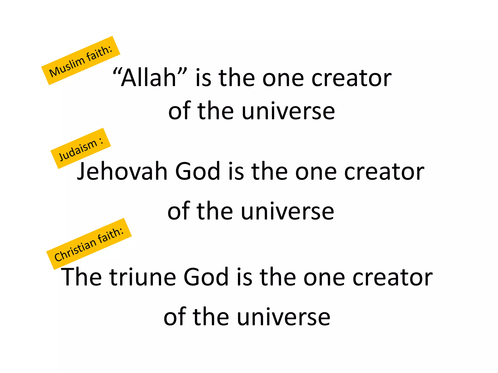 Islam who is the god of islam | PPTX